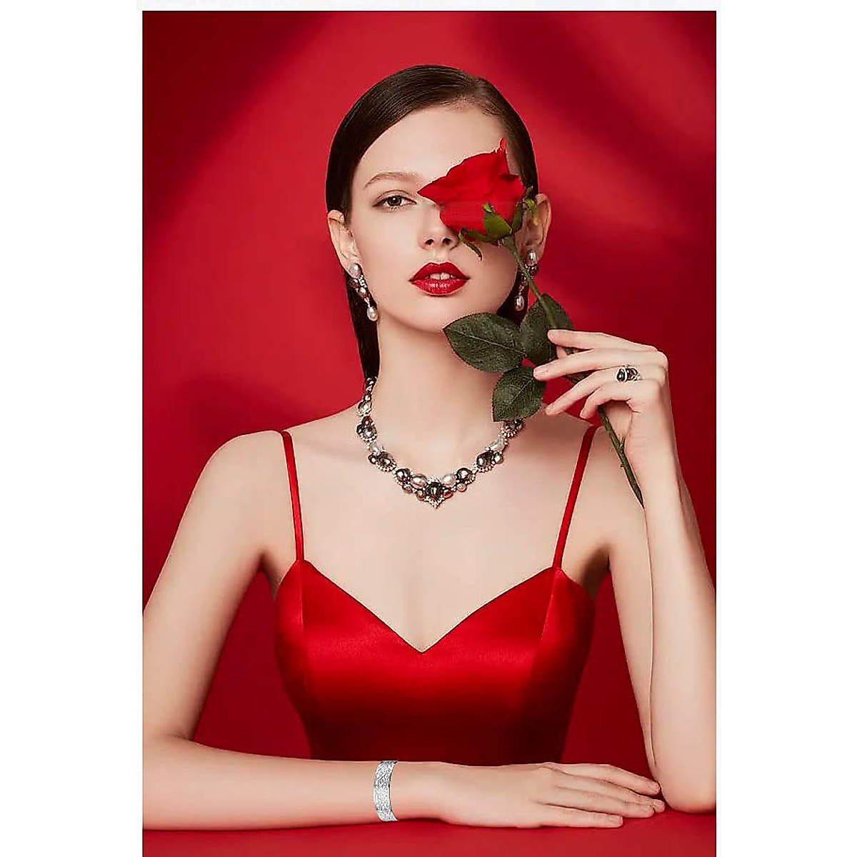 KACON Sterling Silver Bangle Bracelet, Fashion Simple Open Bangles Cuff bracelets for Women