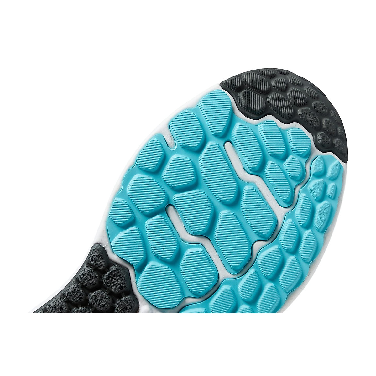 New Balance Women's Fresh Foam X Vongo V5 Running Shoe, White/Bleach Blue/Silver Metalic, 8