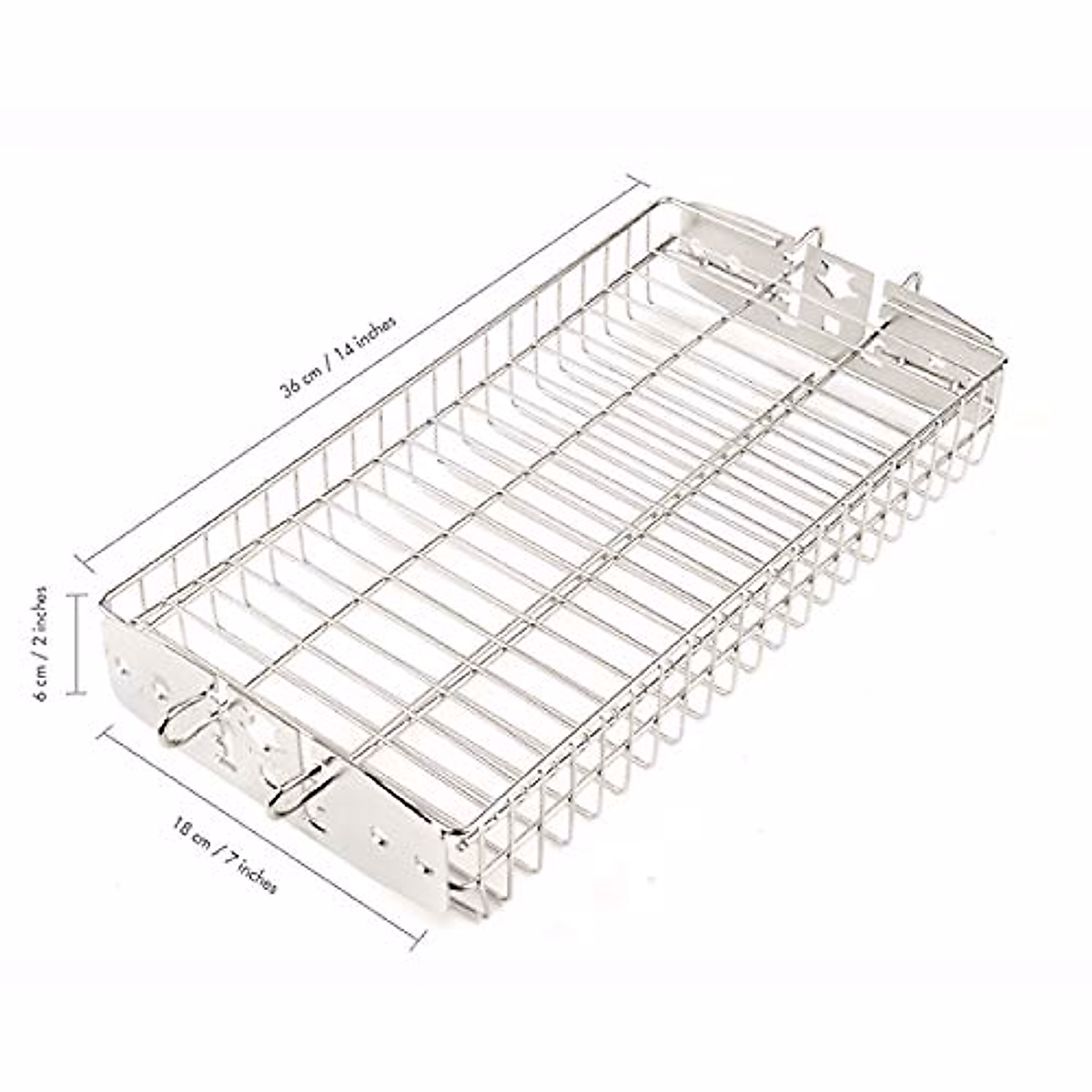Kanka Grill 100% Stainless Steel Basket. Cook Any Food!