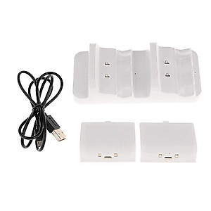 Anniston Kids Toys, USB Dual Controller Charger Dock Station Base with Battery Packs for Xbox One S Learning & Education for Children Toddlers Boys Girls