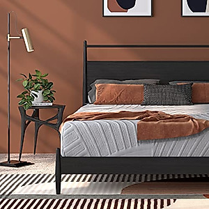 Giantex Memory Foam Mattress, 8-Inch Queen Cool & Comfortable Gel Infused Foam Mattress w/Poly Jacquard Fabric Cover for Pressure Relieving, CertiPUR-US Certified Firm Mattress Delivered in a Box
