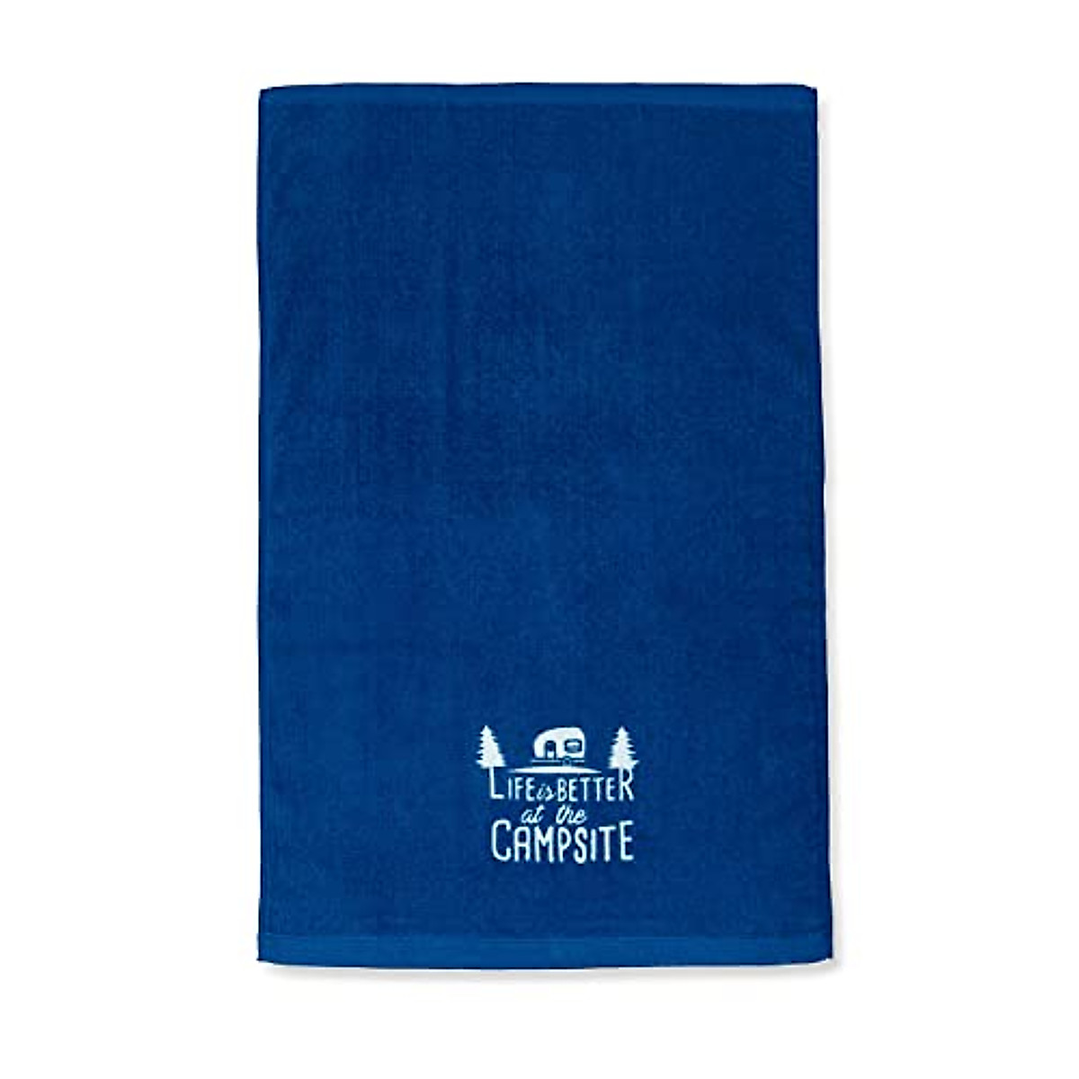 Camco Life is Better at The Campsite RV Dish Towel Set - Perfect for Drying Hands and Dishes - Includes a Set of (2) Towels - 27-Inches x 16-1/2-Inches (53301)