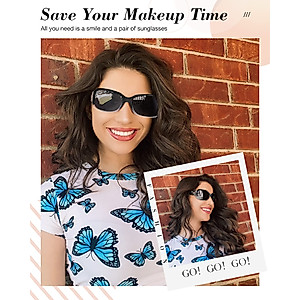 LVIOE Polarized Sunglasses for Women, Fashion Butterfly Decoration Driving Fishing-99.99% UV Protection