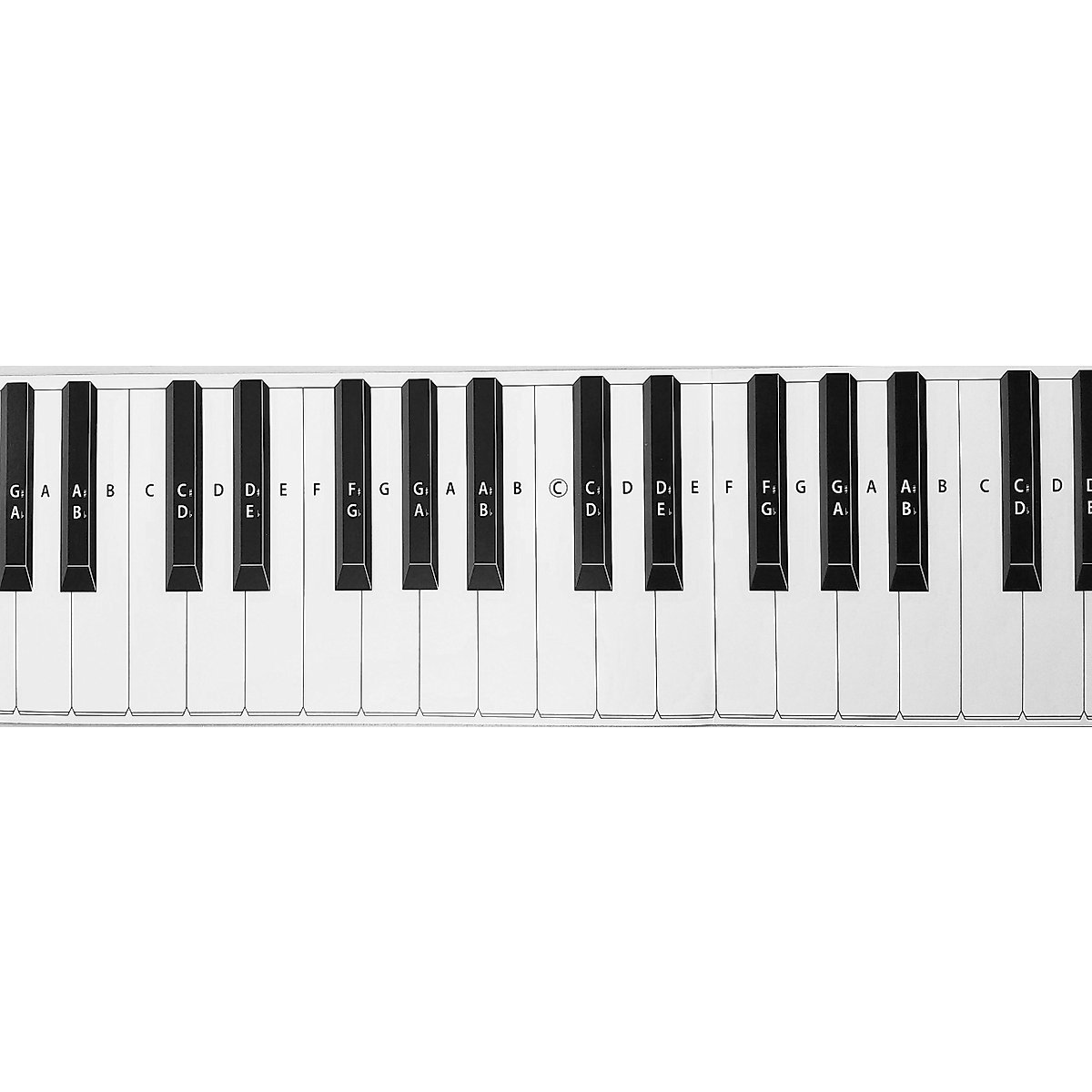 Practice Keyboard & Note Chart for Behind the Piano Keys