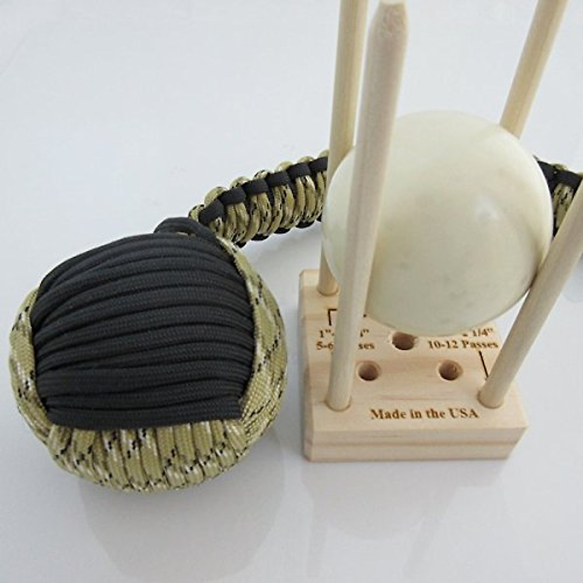 Multi-Monkey Paracord Tool Jig ~ Makes Ball Knots from 5/8" to 2 1/4"