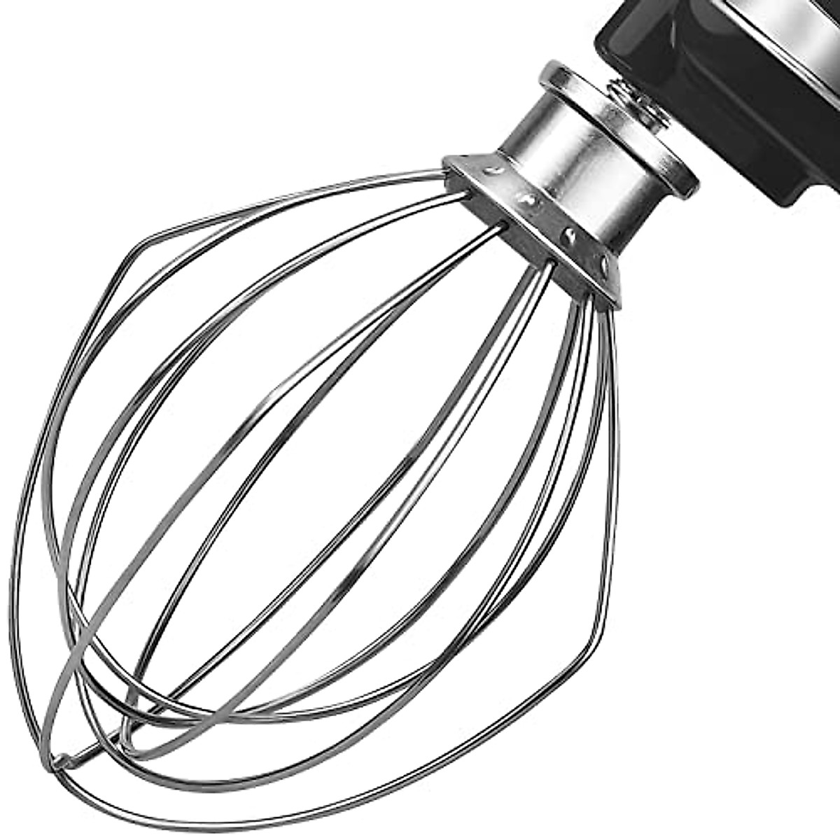 KITCHPOWER K45WW Wire Whip Attachment for Tilt-Head Stand Mixer for KitchenAid Stainless Steel Egg Cream Stirrer, Flour Cake Balloon Whisk