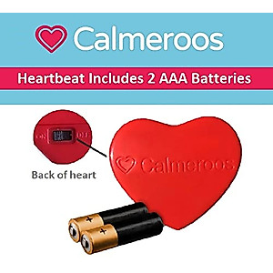 Calmeroos Puppy Heartbeat Toys Calming Separation Anxiety Relief Toys for Dogs Heartbeat Simulator in a Soft Comforting Pillow Pet Plush