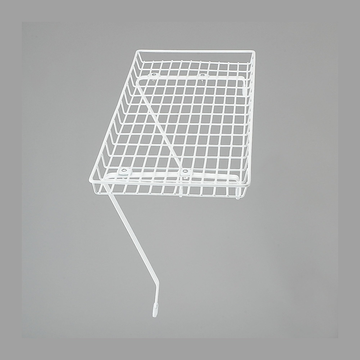 Household Essentials 05100 Rear Display Over-The-Washer Storage Shelf | Organize and Store Laundry Room Supplies | White