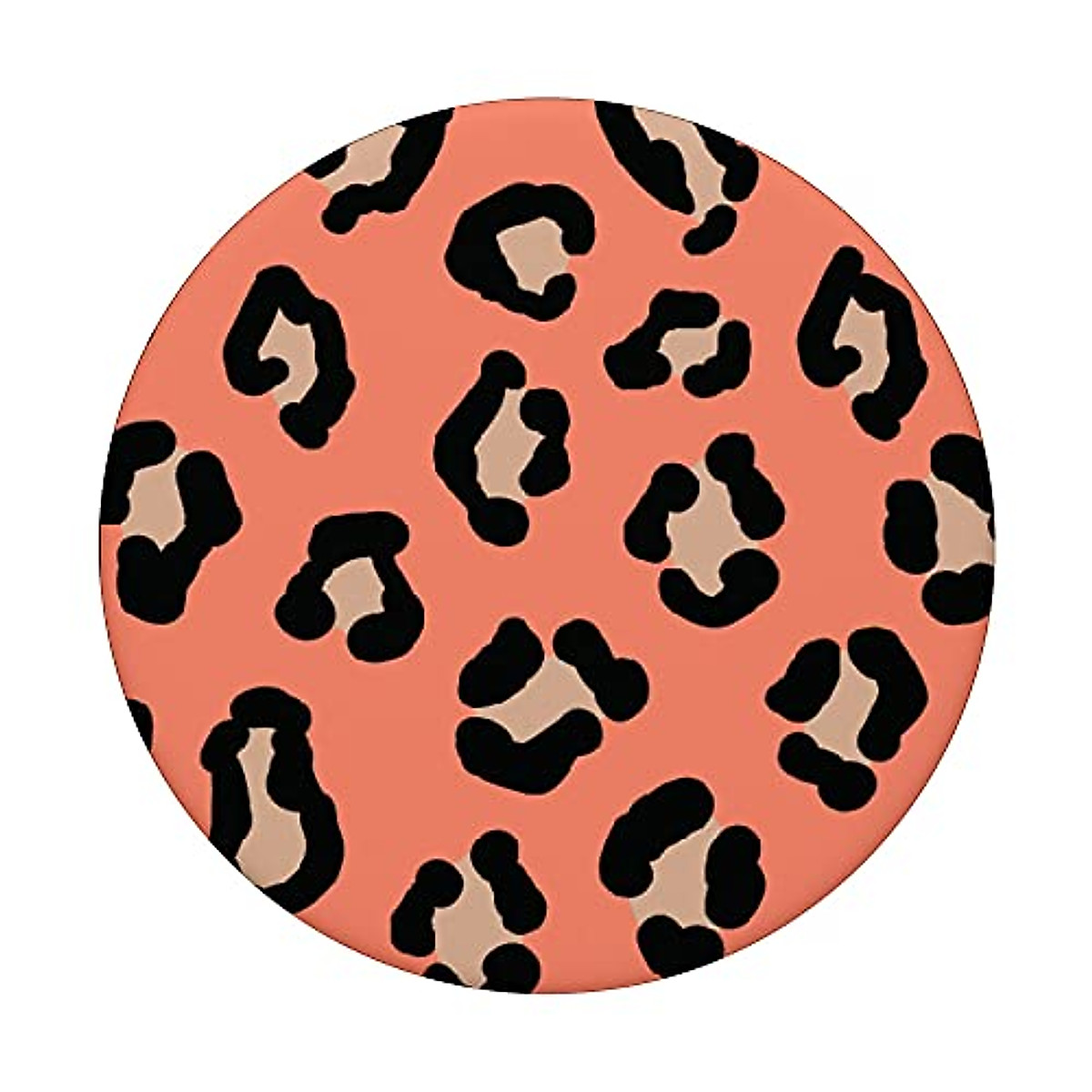 Cute Animal Melon Orange Cheetah Print Leopard Design PopSockets Swappable PopGrip