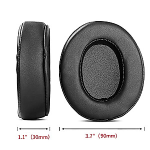 TaiZiChangQin Ear Pads Ear Cushions Replacement Compatible with Koss Pro-4AA Pro4AA Pro 4AA Headphone (Protein Leather Earpads)