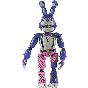 3-Piece FNAF Game-Inspired Action Figures Set - Bonnie Bear, Security Breach, Sundrop Doll - Movable Joints PVC Model Toys & Gifts