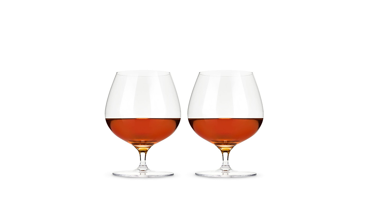 Viski Wingback Brandy Glass Set - Perfect for Cocktails