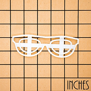 Spectacles cookie cutter, 1 piece - Bakerlogy