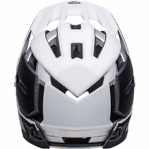 BELL Super Air R MIPS Adult Mountain Bike Helmet - Matte Black/White (2023), Medium (55-59 cm)