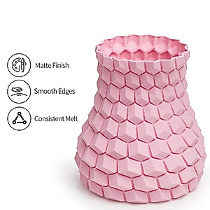 INLAND Micro Center Matte PLA Filament 1.75mm, Matte Pink 3D Printer Filament, Matte 3D Printing Filament 1kg Cardboard Spool (2.2 lbs), Dimensional Accuracy +/- 0.03mm, Pink Matte Finish