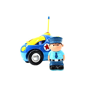 PowerTRC Cartoon Remote Control Cars and Planes Radio Remote Control with Music and Sound | Red, Blue and Yellow Toy for Baby Kids Removable Driver Pilot