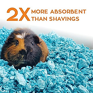 Carefresh 99% Dust-Free Blue Natural Paper Small Pet Bedding with Odor Control, 50 L