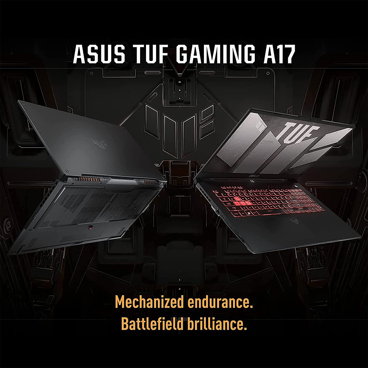 ASUS TUF A17 17.3" 144Hz FHD Gaming Laptop, AMD Ryzen 7 6800H, 64GB DDR5 RAM, 2TB PCIe SSD, RGB Backlit Keyboard, NVIDIA GeForce RTX 3060, 720p HD Camera, Win 11 Pro, Gray, 32GB USB Card