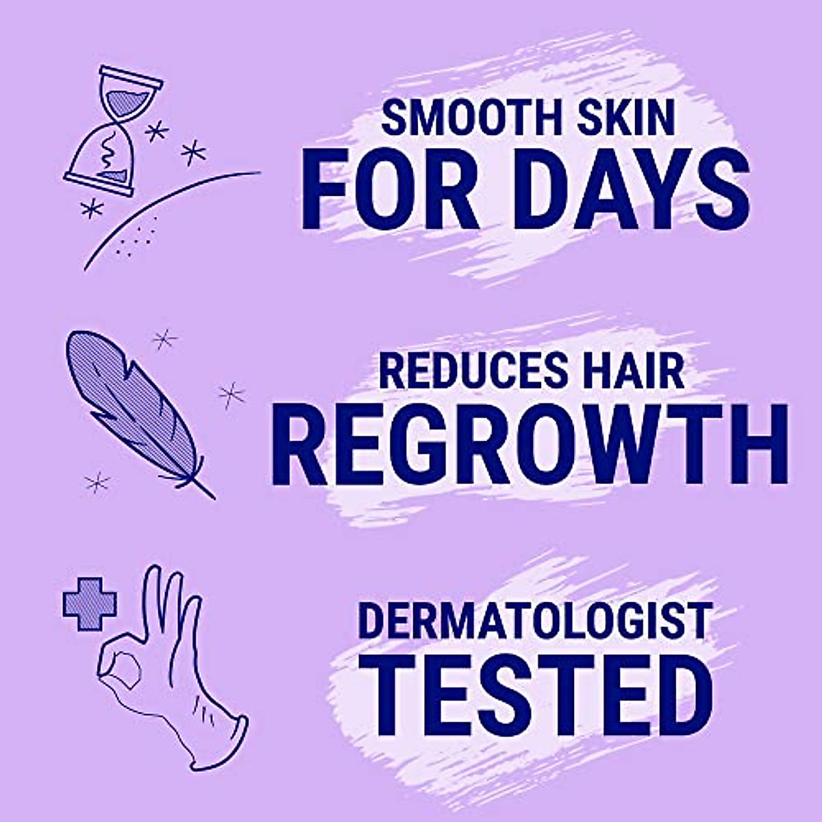 Nair Hair Removal Body Cream with Softening Baby Oil, Leg and Body Hair Remover, 3 Pack