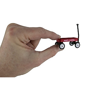 Worlds Smallest Tonka Dump Truck and Radio Flyer Classic Red Wagon Set of 2