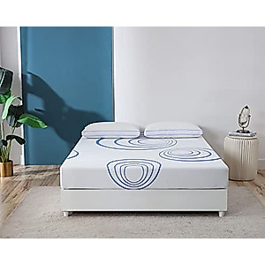 FONTOI Twin Size Mattress in a Box, 8 inch Bed Mattresses with Gel Bamboo Charcoal Memory Foam, Medium