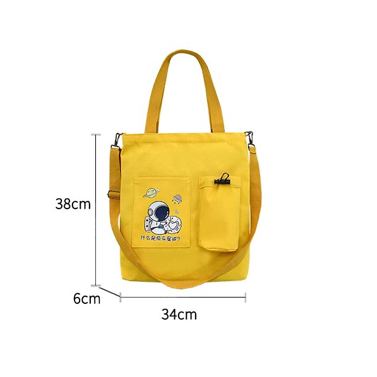 Kawaii Bag for Girls Kawaii Shoulder Bag Cute Tote Bags Kawaii Tote Bag Cute Shoulder Bag for Women (Pink)