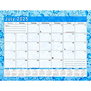 2025 Monthly Desktop/Wall Calendar/Planner - Habit Tracker - Daily, Weekly & Monthly Goal Motivational Habit Tracking Journal Inspirational - (Edition #019)