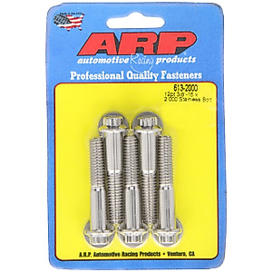 ARP 6132000 Stainless Steel 3/8-16 12-Point Bolts - Pack of 5