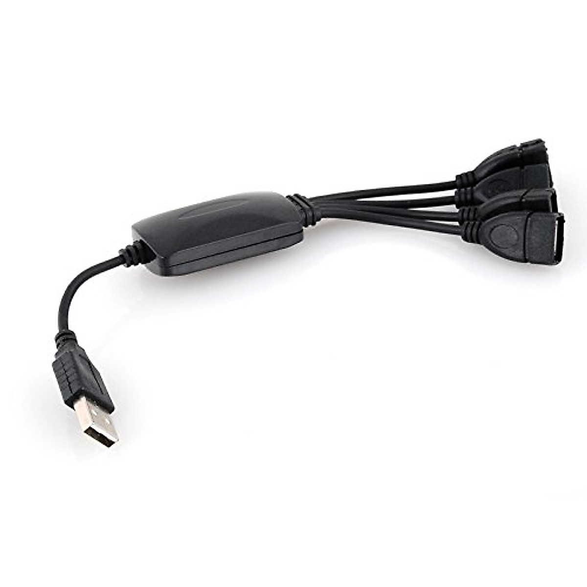 ISO TRADE Flexible Distributor USB 2.0 Hub 4 Port Cable 4 Way to 480 Mbps Adapter 842