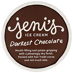 Jeni's Splendid Ice Creams, Darkest Chocolate Ice Cream, 16 oz (Frozen)