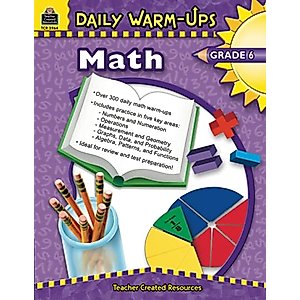 Daily Warm-Ups: Math, Grade 6: Math, Grade 6