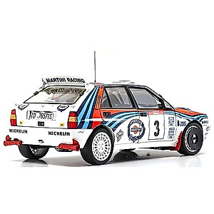 Lancia Delta HF Integrale Evoluzione #3 Didier Auriol - Bernard Occelli Martini Racing 3rd Place Tour de Corse - Rallye de France (1992) 1/18 Diecast Model Car by Kyosho K08348H