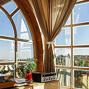 Garneck 2pcs Curtain Buckle Magnetic Curtain Holdbacks Window Blackout Clasp Chinese Knot Curtain Tie Magnetic Buckle Curtain Rope Magnetic Curtain Clip Office Cotton Rope Bohemian Hanger