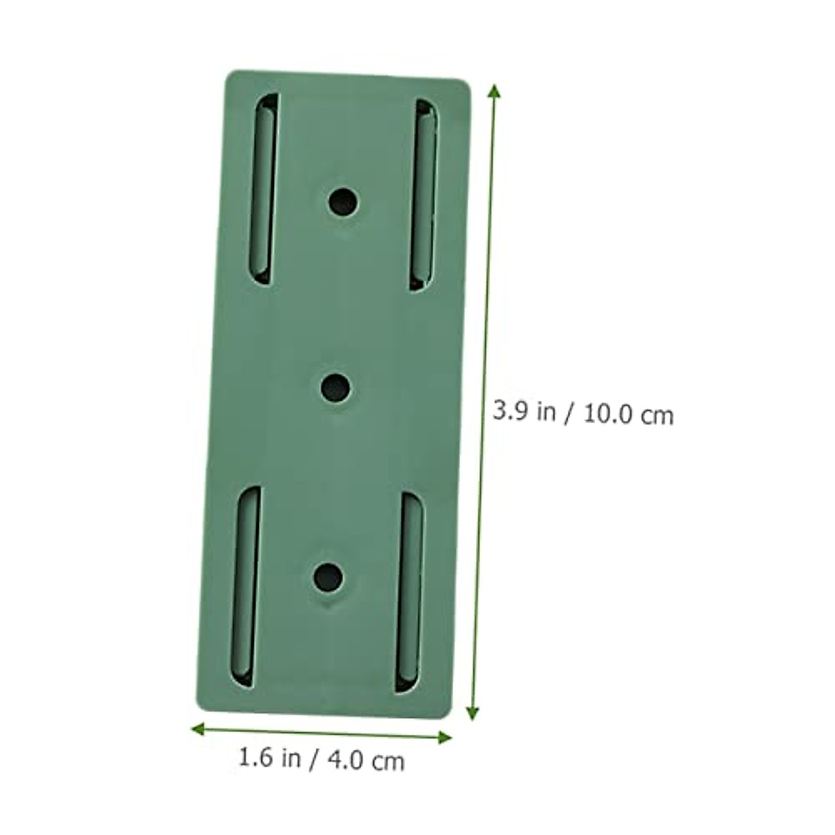 SECFOU 32 pcs Power Strip Holder Hanging Power Strip Rack Plug-in Socket Fixer Wall Cable Management pedidos Under Desk Power Strip Flat Bracket Power Strip Mount Router Plastic Adhesive