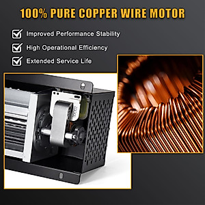 Criditpid PBAR-2427 Fireplace Blower Fan Kit for Vent Free Stove or Wood Burning Stoves, Blower for GHP Group Pleasant Hearth VFS2-PH30DT, VFS2-PH20DT, VFS-PH20DT Fireplace