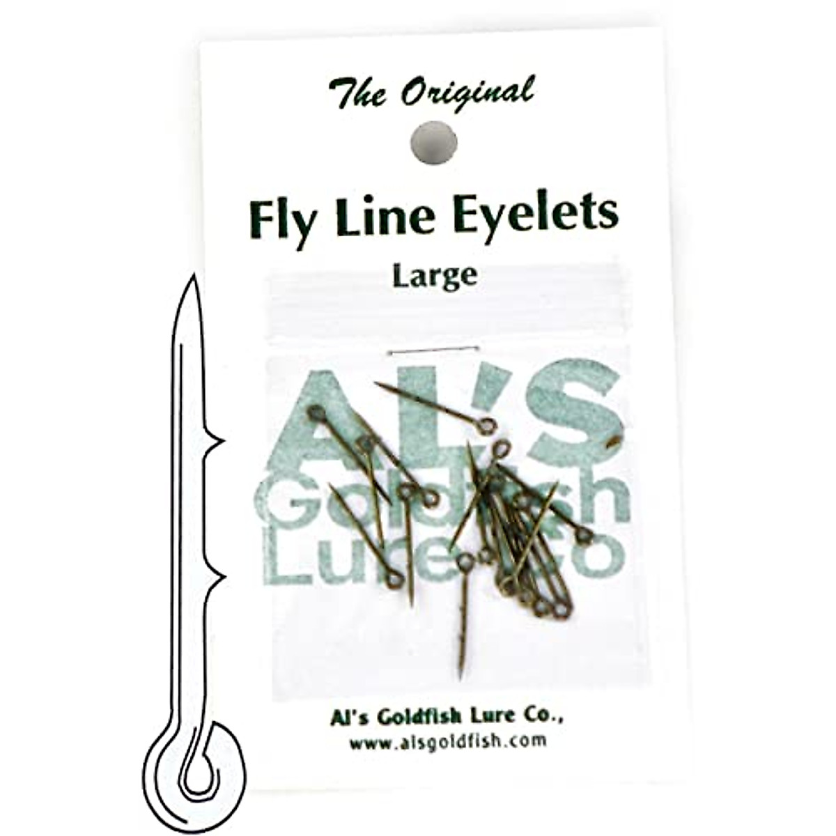 Al's Goldfish Lure Co. FL2-24 Fly Line Eyelet, Large for line weights 6, 7, 8, 9