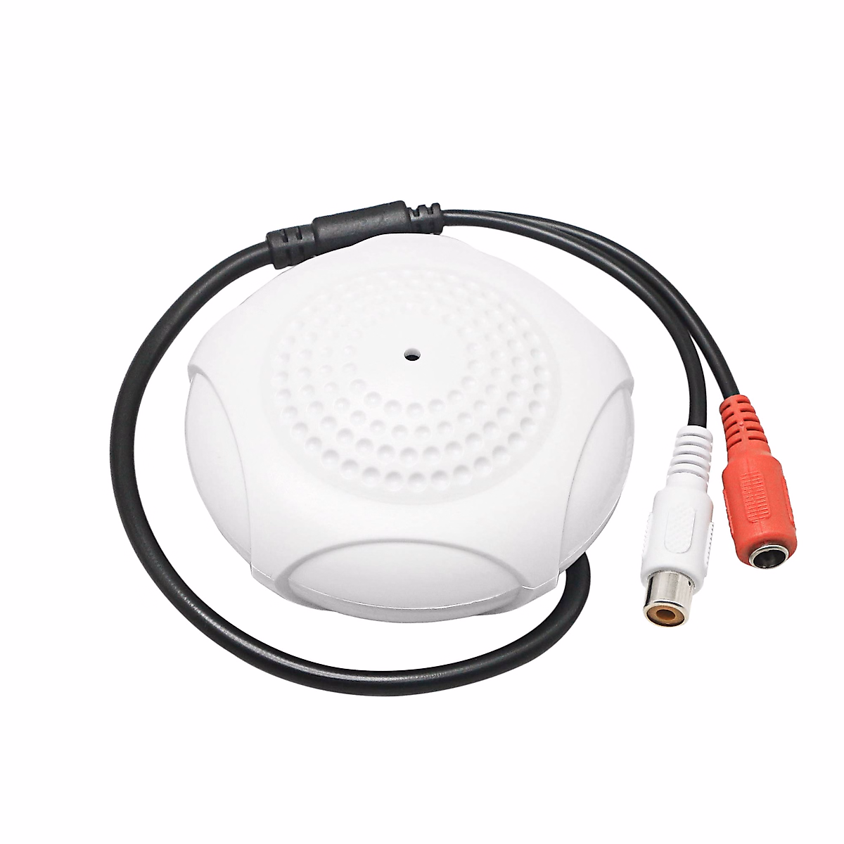 XMSJSIY CCTV Microphone,Pickup Audio Mic,Sound monitor kit microphone High Sensitive for CCTV Security Camera DVR Surveillance System