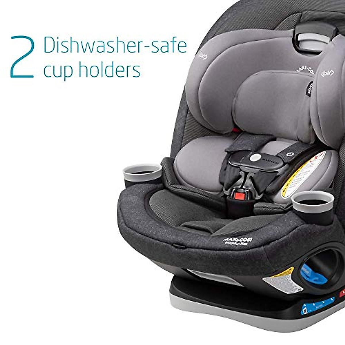 Maxi-Cosi Magellan Xp Max All-In-One Convertible Car Seat with 5 Modes & Magnetic Chest Clip, Nomad Black