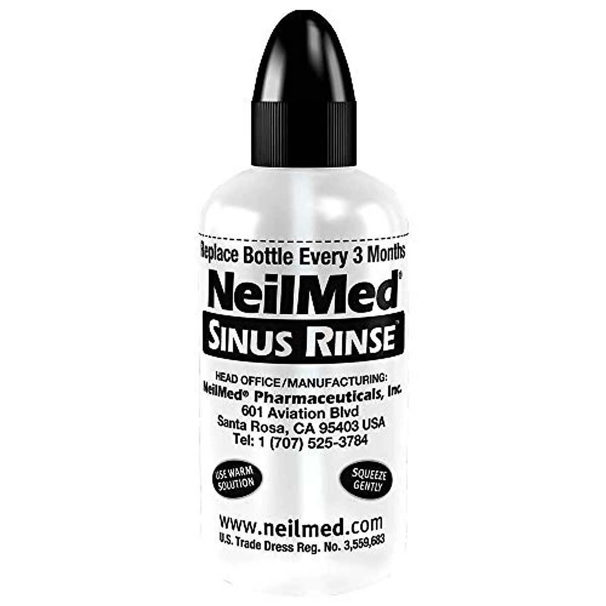 NeilMed Sinus Rinse Kit with Nasamist Extra Strength Hypertonic Saline Spray, 1 Count