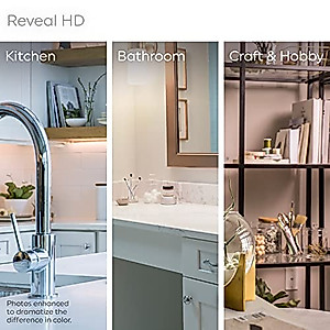 GE Reveal LED Light Bulbs, 60 Watt, G25 Globe Bulbs, Medium Base (2 Pack)