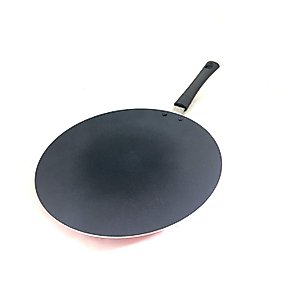 Aluminum Chapati Pan Non-Stick Roti Pan Chapati Tawa Concave Nonstick Griddle Crepe Pan Frying Skillet Pan for Omelette Pan Paratha Tawa Indian Roti Chapati Concave Griddle Tava (275 MM)