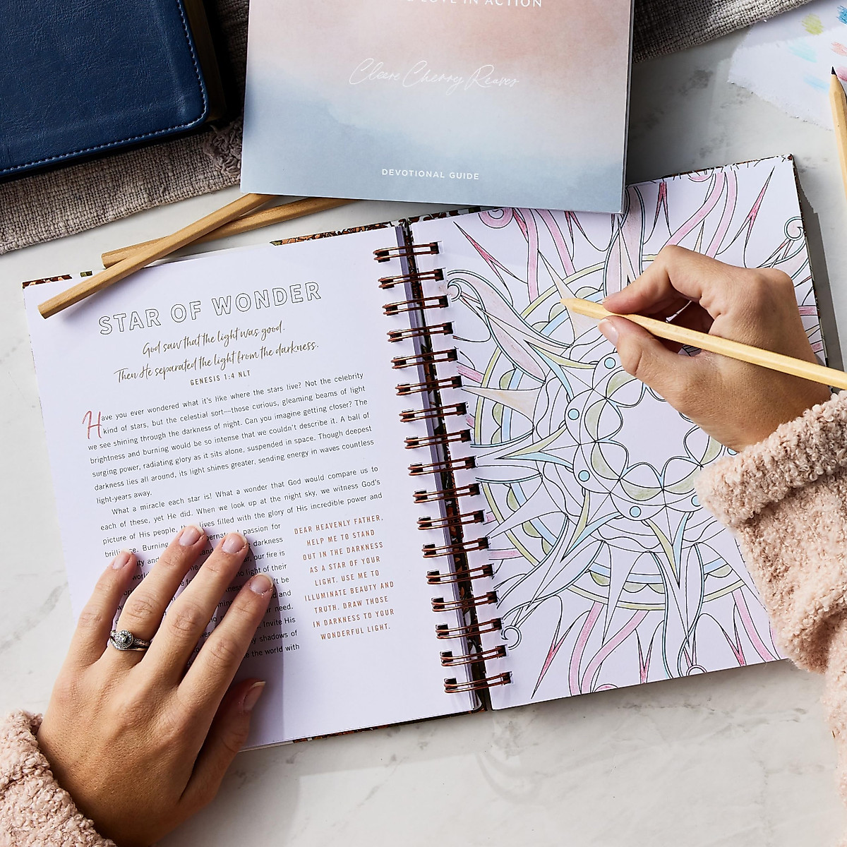 Set Your Mind on Things Above: Devotional Coloring Book