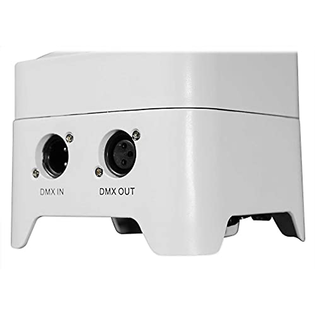 Rockville Best Pack 50 White (8) Battery Wash Lights+Wireless DMX+Charging Case