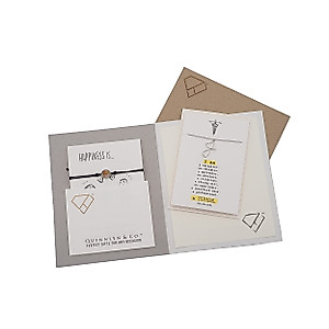 QUINNLYN & CO. Stethoscope Heart Pendant Necklace, Virtual Thanksgiving Gifts for Nurses and Caregivers, Nurse Necklaces for Women with Greeting Card Adjustable Chain 16" to 18" Silver Tone