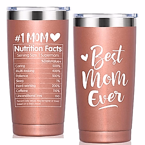 Kpafig Funny Gifts for Mom from Daughter Son Kids, Birthday, Christmas, Mothers Day Gifts for Mother in Law, Wife, First Time, New Mom - Mug Tumbler Cup 20oz