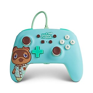 PowerA Enhanced Wired Controller for Nintendo Switch - Animal Crossing: Tom Nook