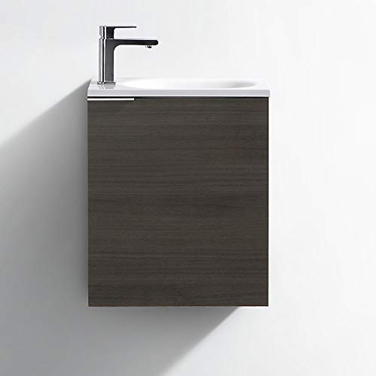 Fresca Valencia 20" Dark Slate Gray Wall Hung Modern Bathroom Vanity