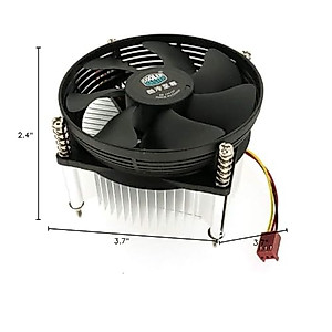 A93 CPU Cooler Radiator - 95mm Cooling Fan & Aluminum Heatsink - for Intel CPU Socket LGA775 (A93)