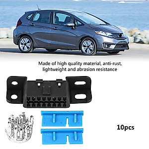 Female Connector Kit, OBD2 II 16Pin Female Connector OBDII Cable Car Auto Adapter Plug Shell Kit for J1962