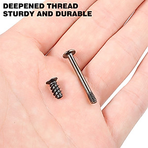 iplusmile Stainless Steel Screws Computer Case Fan Screws, 60Pcs PC Computer Cooling Fan Mount Screws Chassis Fan Screws Set for PC Case Fan CPU Fan